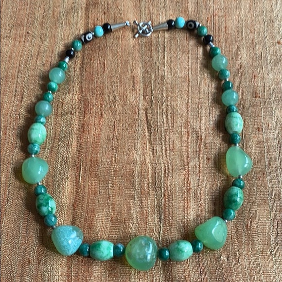 Jewelry | Pretty Green Stone Necklace | Poshmark